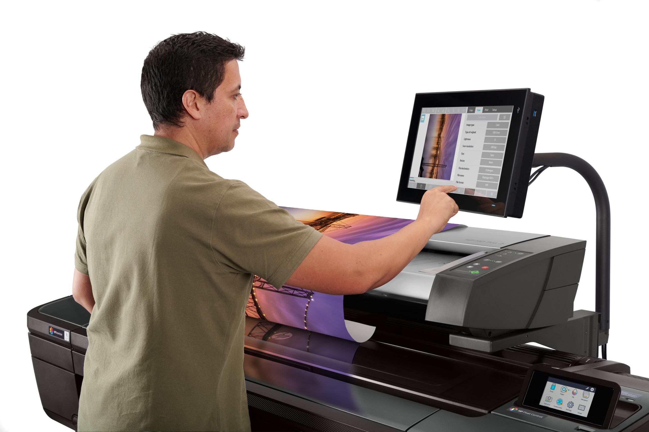 Plotter multifunción HP DesignJet HD Pro 2 de 44″ - Control Service Group